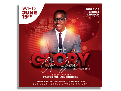 Gospel Flyer designs, themes, templates and downloadable graphic ...