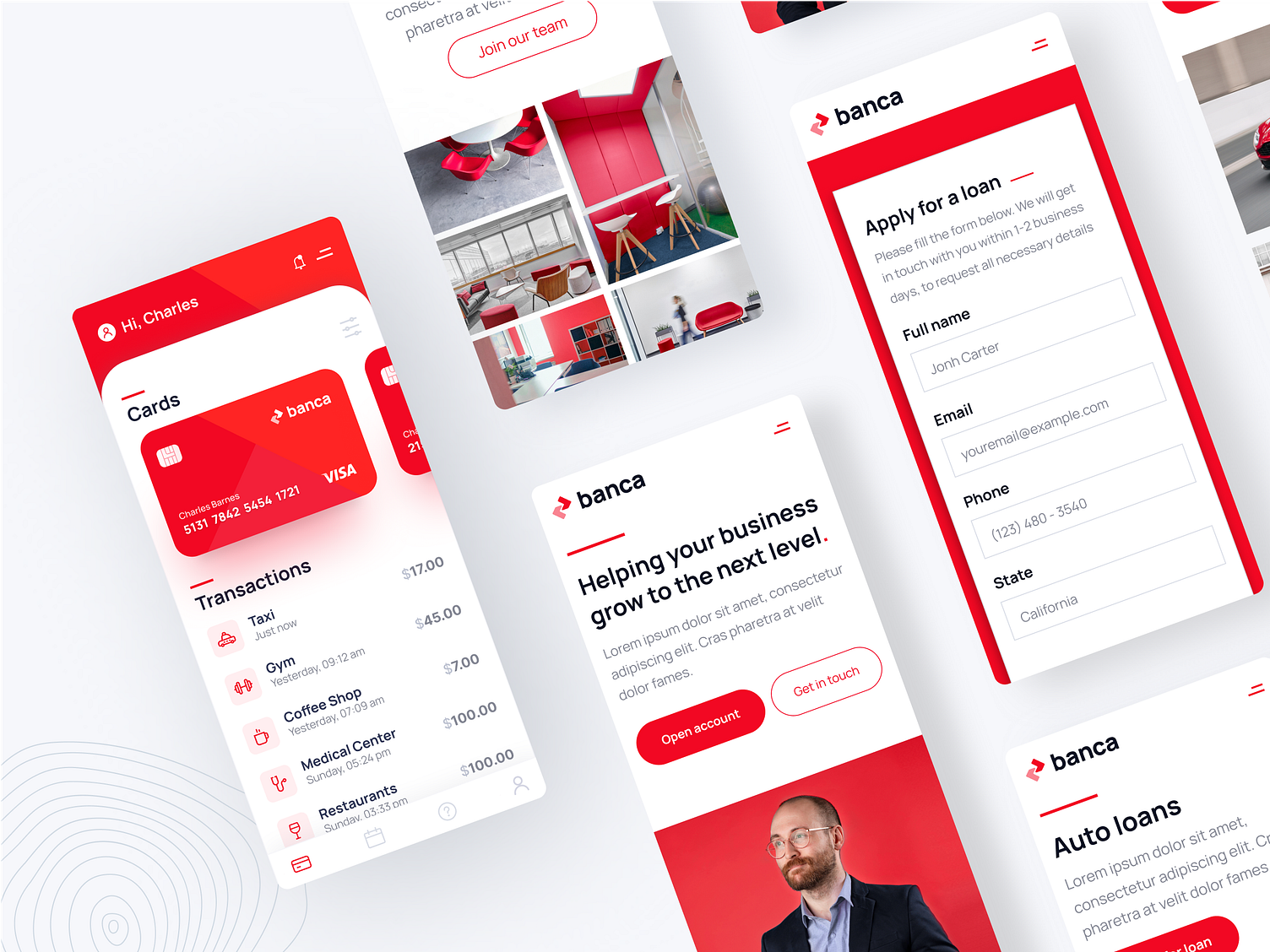 Responsive Design | Banca - Bank & Finance Webflow Template by BRIX ...