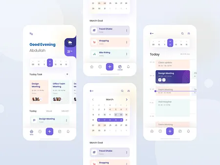 Browse thousands of Calendar UI images for design inspiration | Dribbble