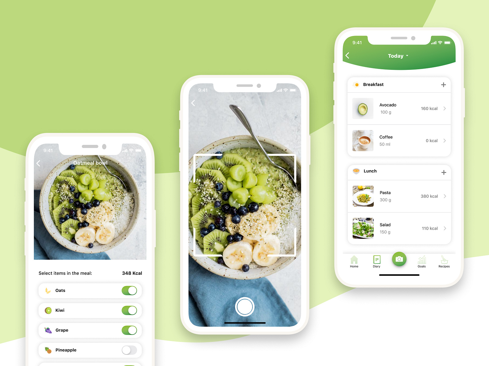 iOS Mobile App - Food identifier by Veronica Pavlova on Dribbble