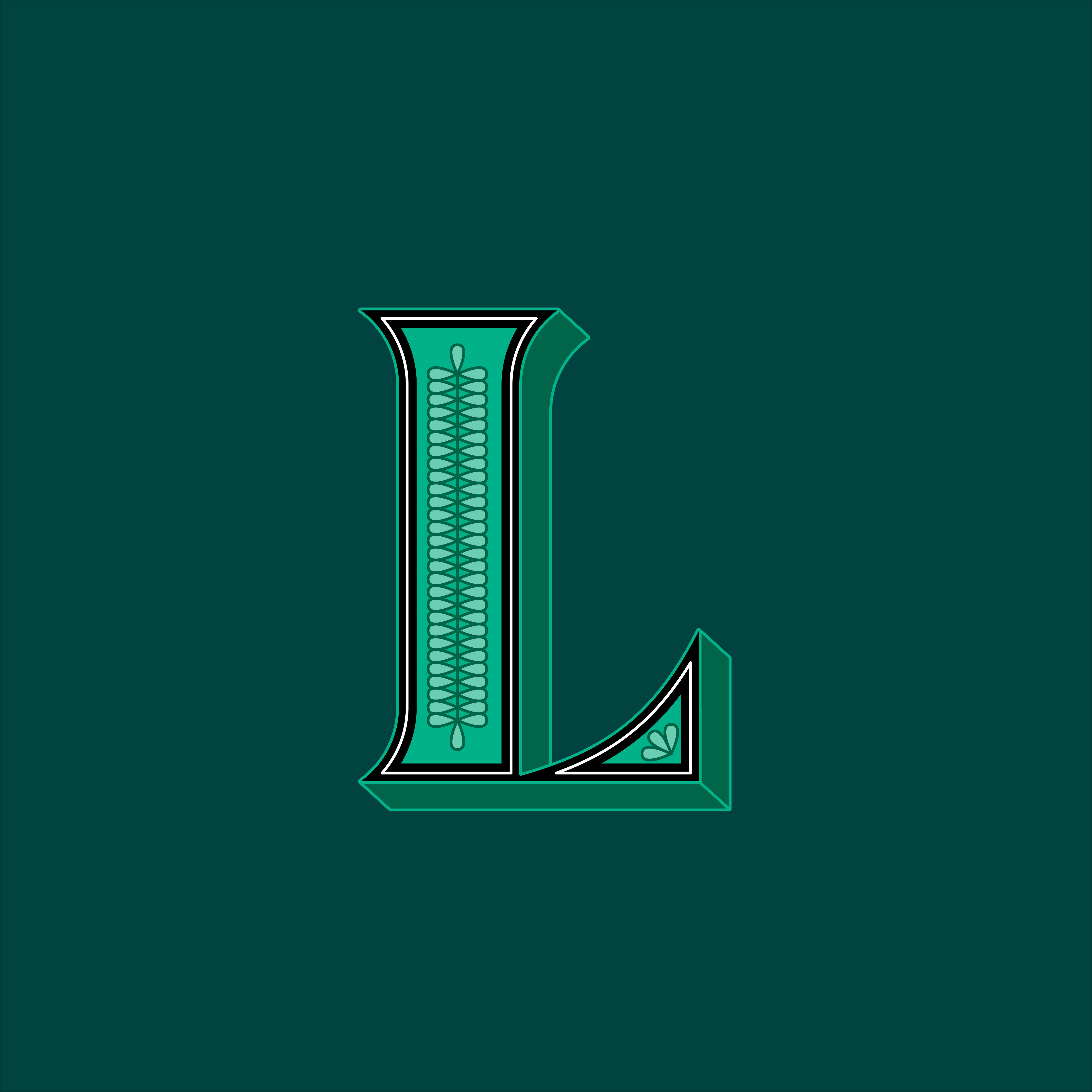 Drop Cap L by Savannah Sturm on Dribbble