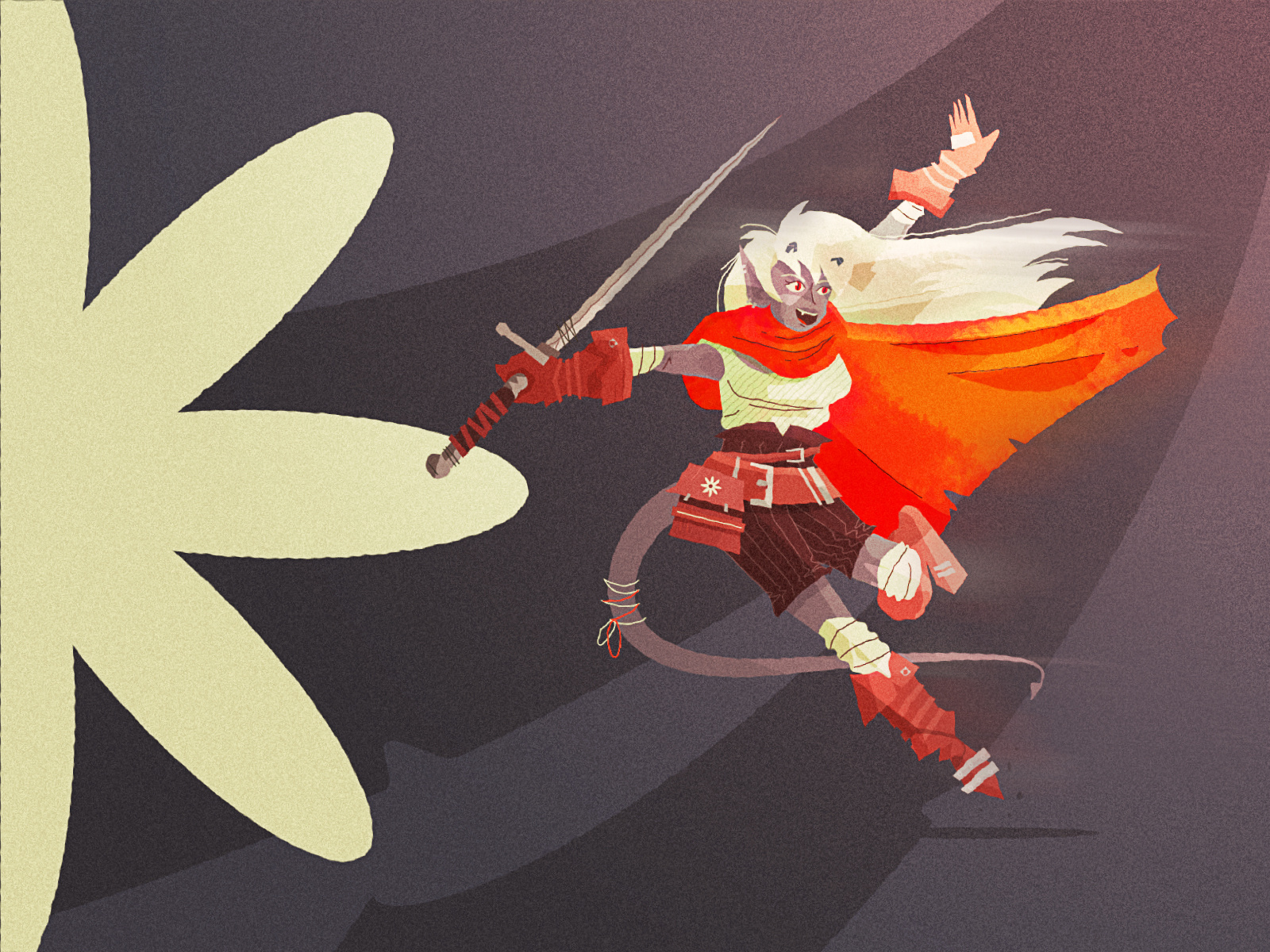 Fantasy concept art - Tiefling Sword dancer by Peter Giuffria PGCREATES ...