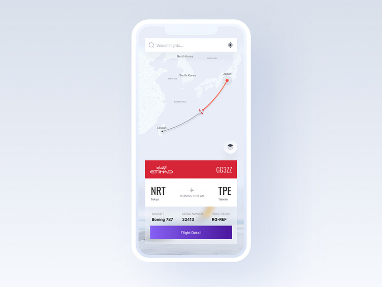 Flight Tracker App 🛩 by Rudi Tabuti for Indev on Dribbble