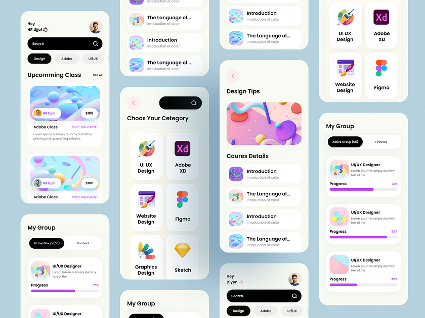 Browse thousands of Learning Platform Mobile App images for design ...