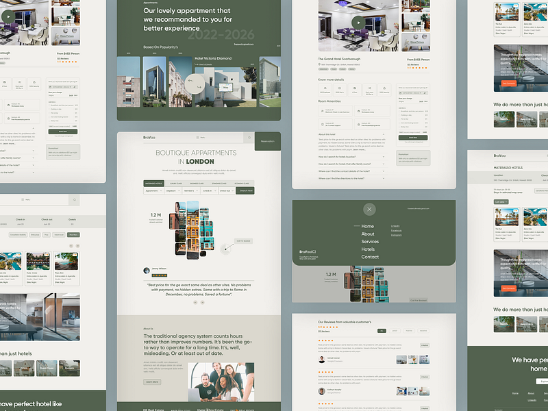 Booking Website designs, themes, templates and downloadable graphic ...