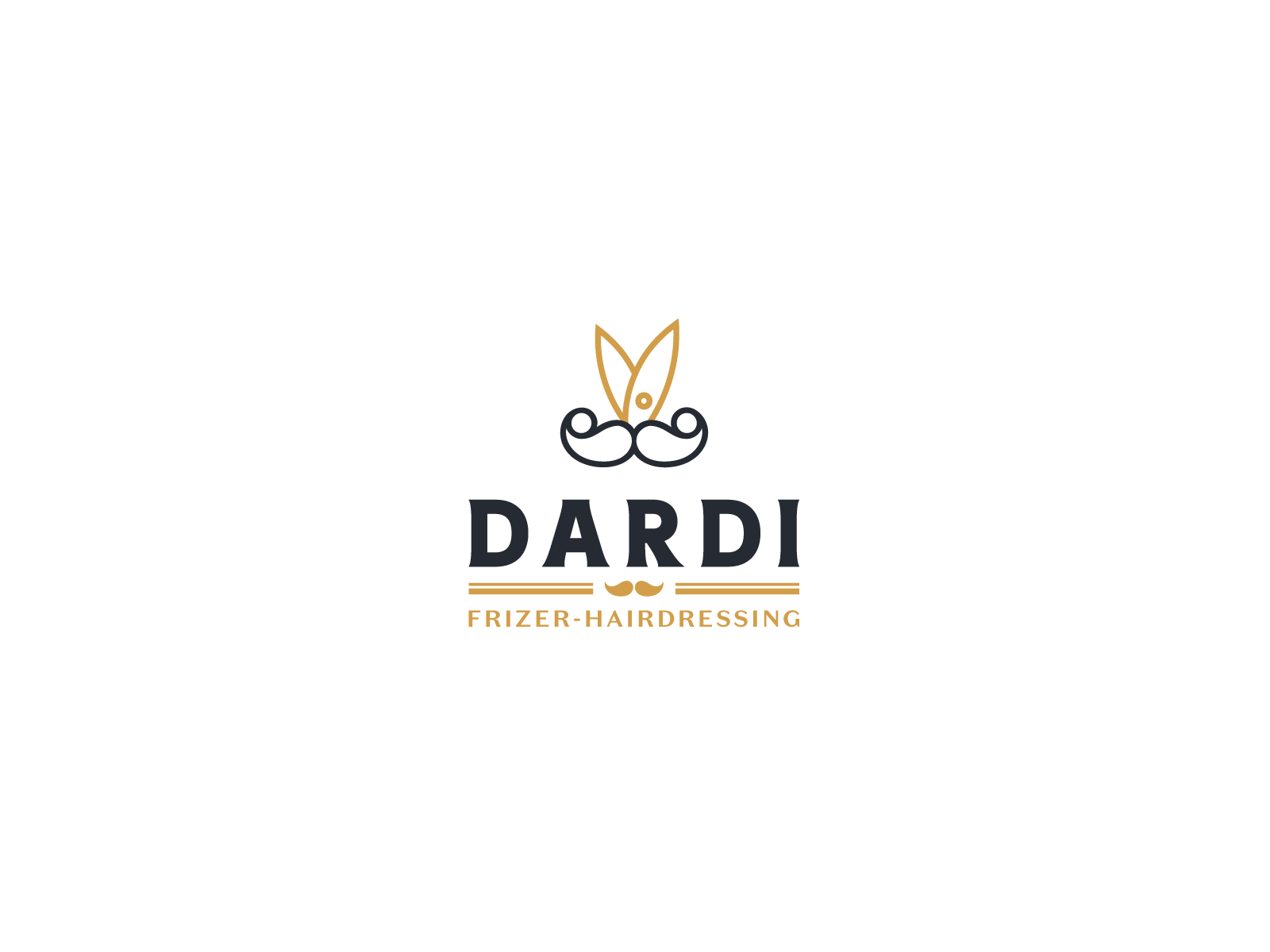 Barber DARDI Logo by Besart on Dribbble