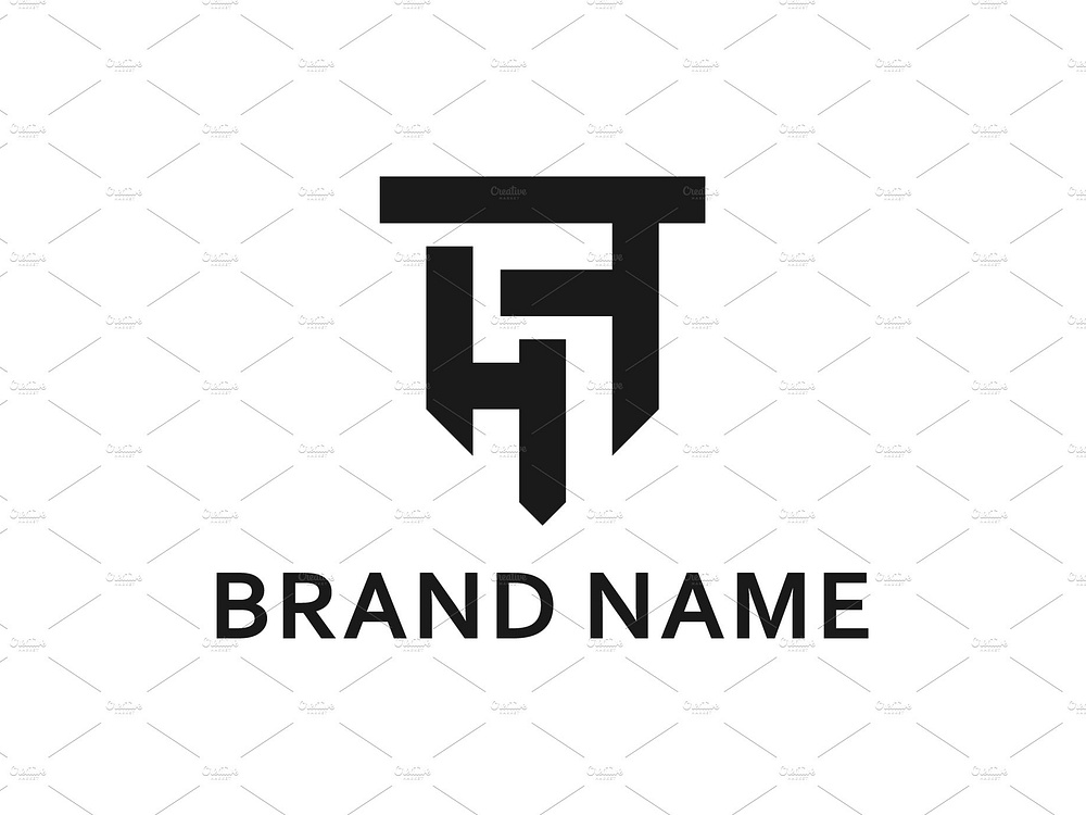 Initial HF Monogram Logo Design by Yanuart on Dribbble