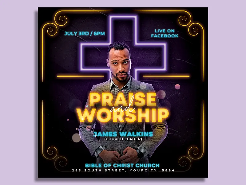 Gospel Flyer designs, themes, templates and downloadable graphic ...