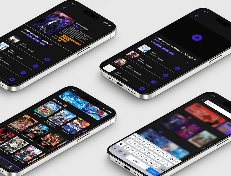 Anime UI Stream Mobile App by Wahyu Aji Dwi Pangestu on Dribbble