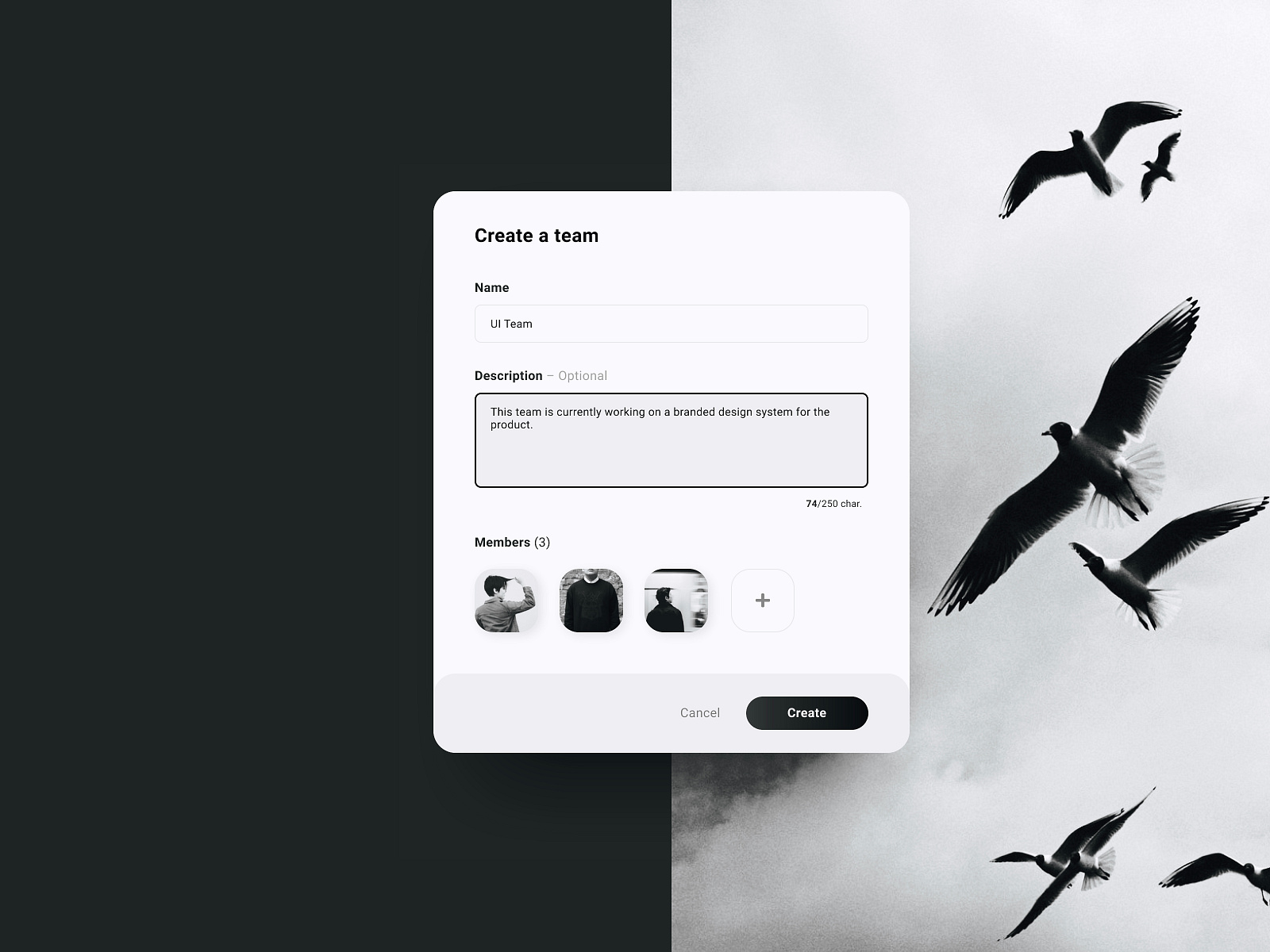 Modal / Input Component – Nube UI by ramsés cabello on Dribbble