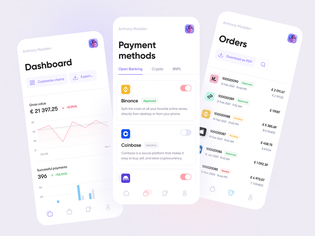 Payments Platform – App Concept by Andrey Lohmatov for Chili Labs on ...