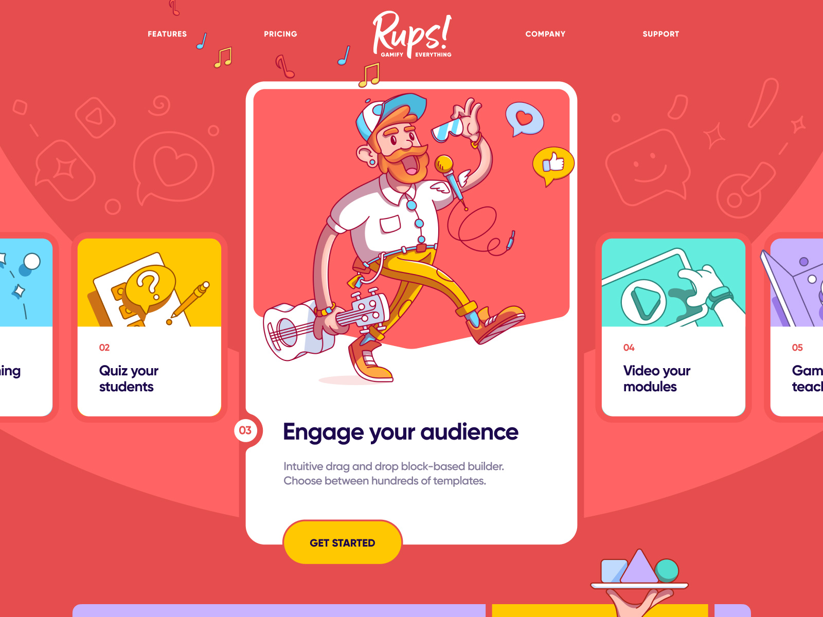 Rups! Gamify Everything by Mike | Creative Mints on Dribbble