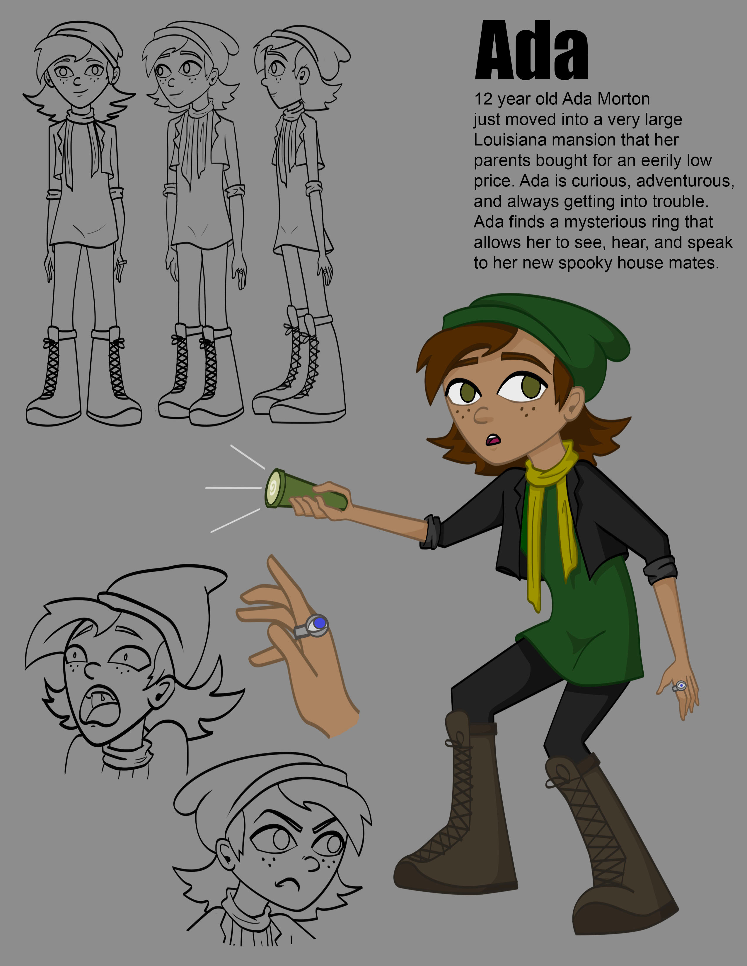 Ada Character Sheet by Leeah Gauvin on Dribbble