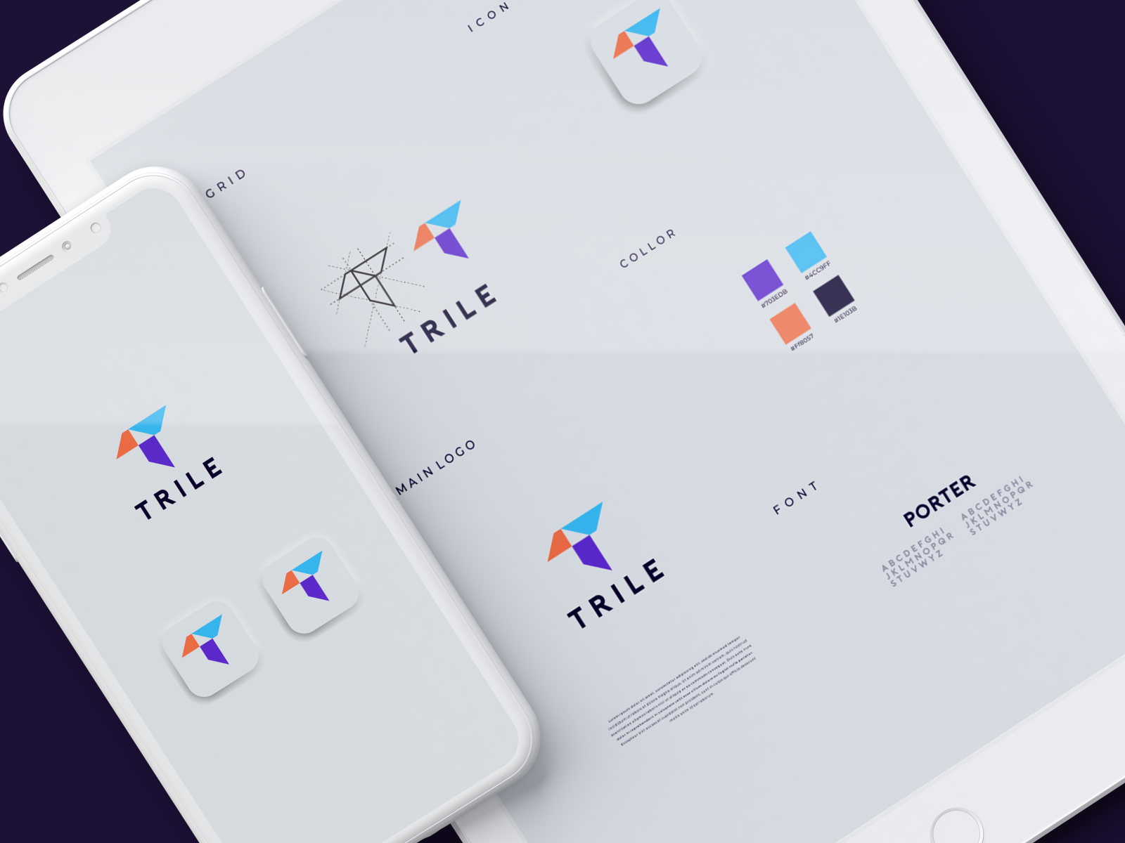 TRILE logo concept by Reka Studio on Dribbble