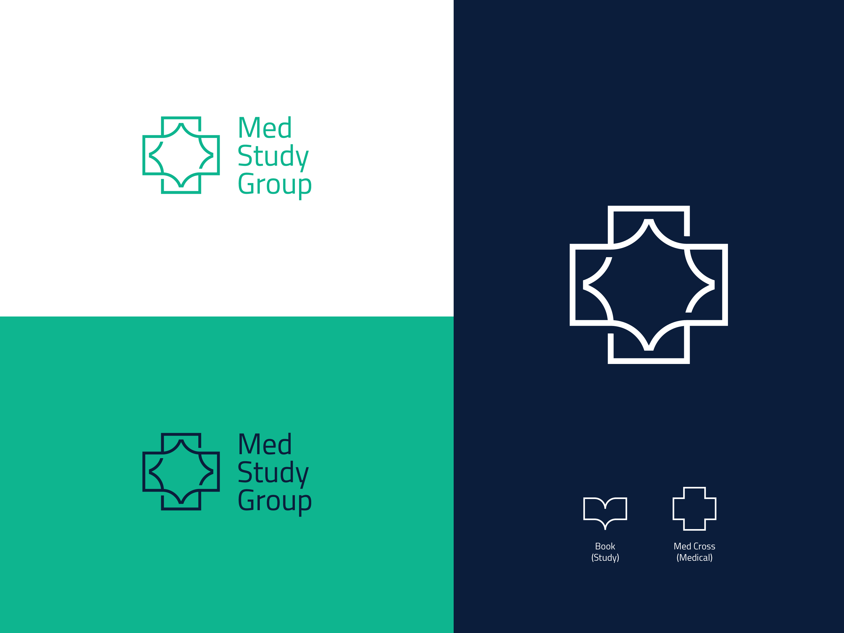 Medical Study Group - Logo Design by Faikar | Logo Designer on Dribbble