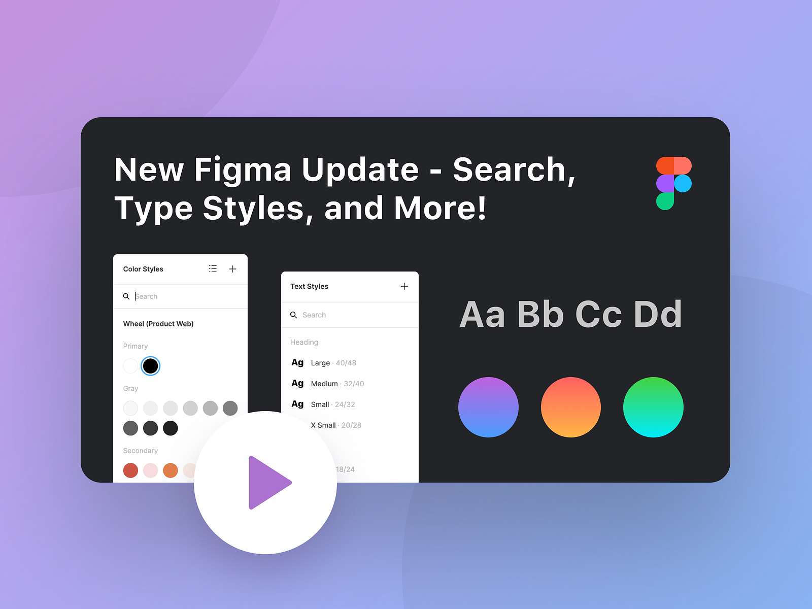 New Figma Styles UI Overview! by Dennis Cortés on Dribbble