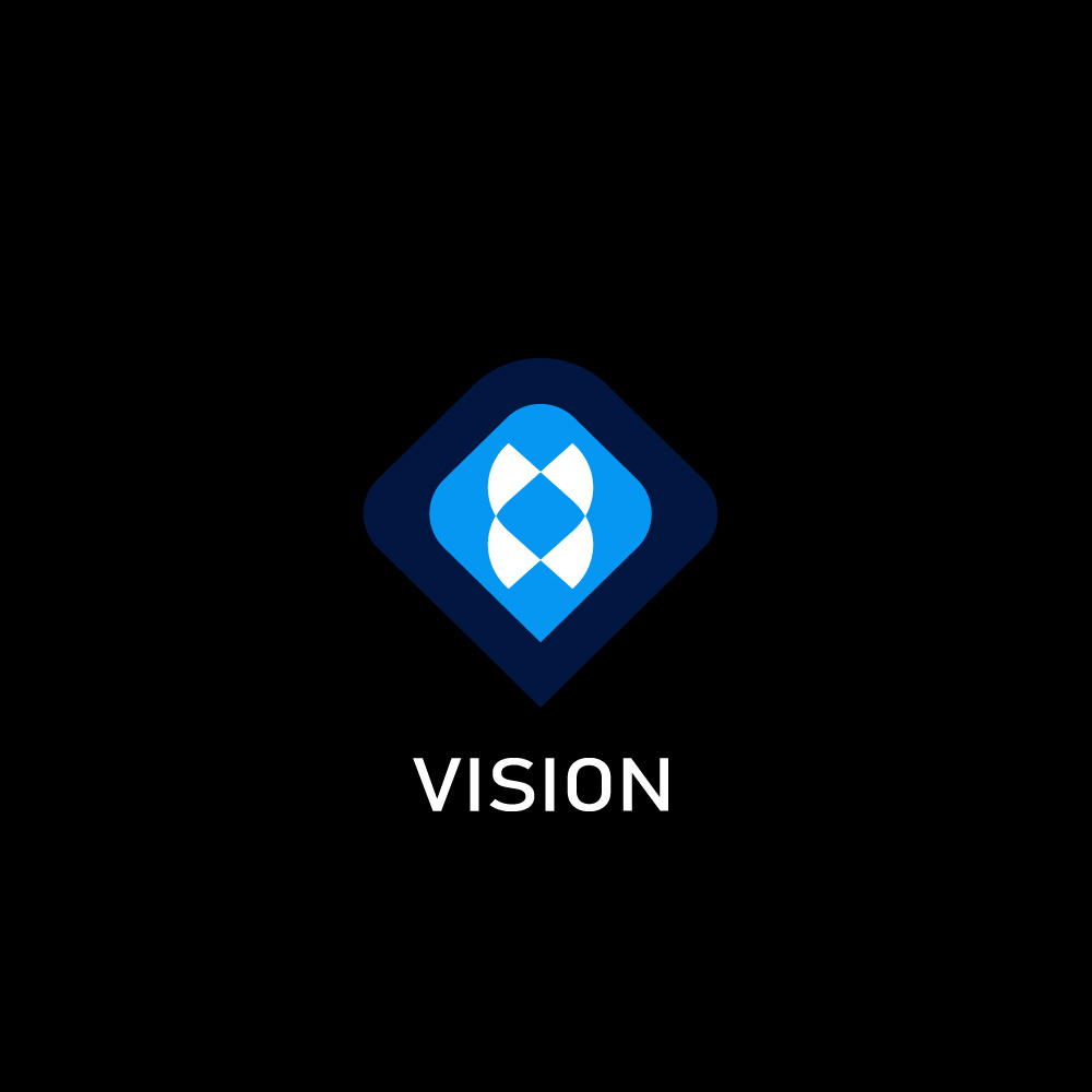 VISION LOGO DESIGN by Faisal Mahmud on Dribbble