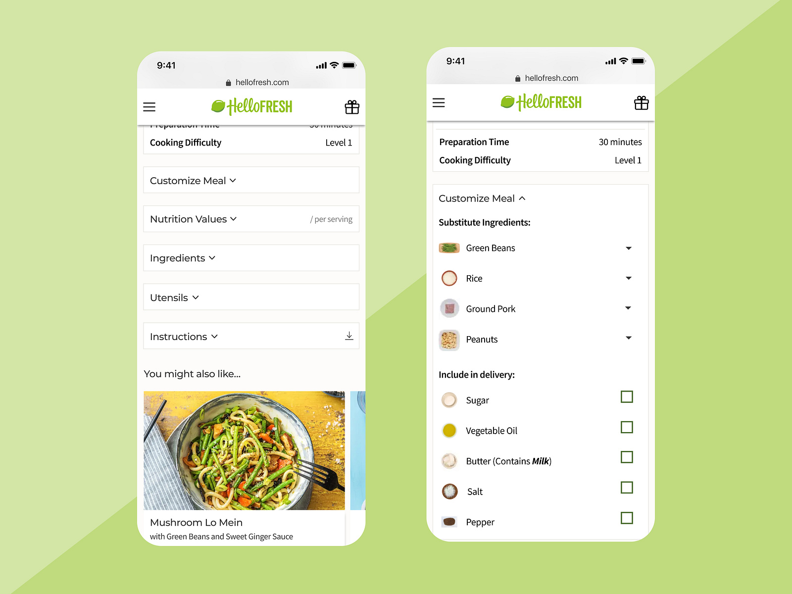 HelloFresh Custom Meals & Delivery Tracker by Antonio M Ruberto on Dribbble