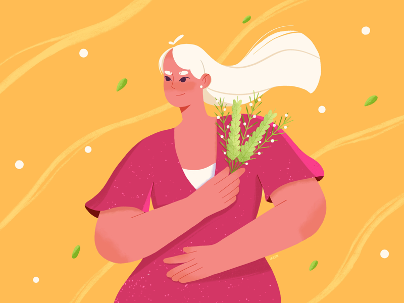 Breath of wind by Irina Karneeva on Dribbble