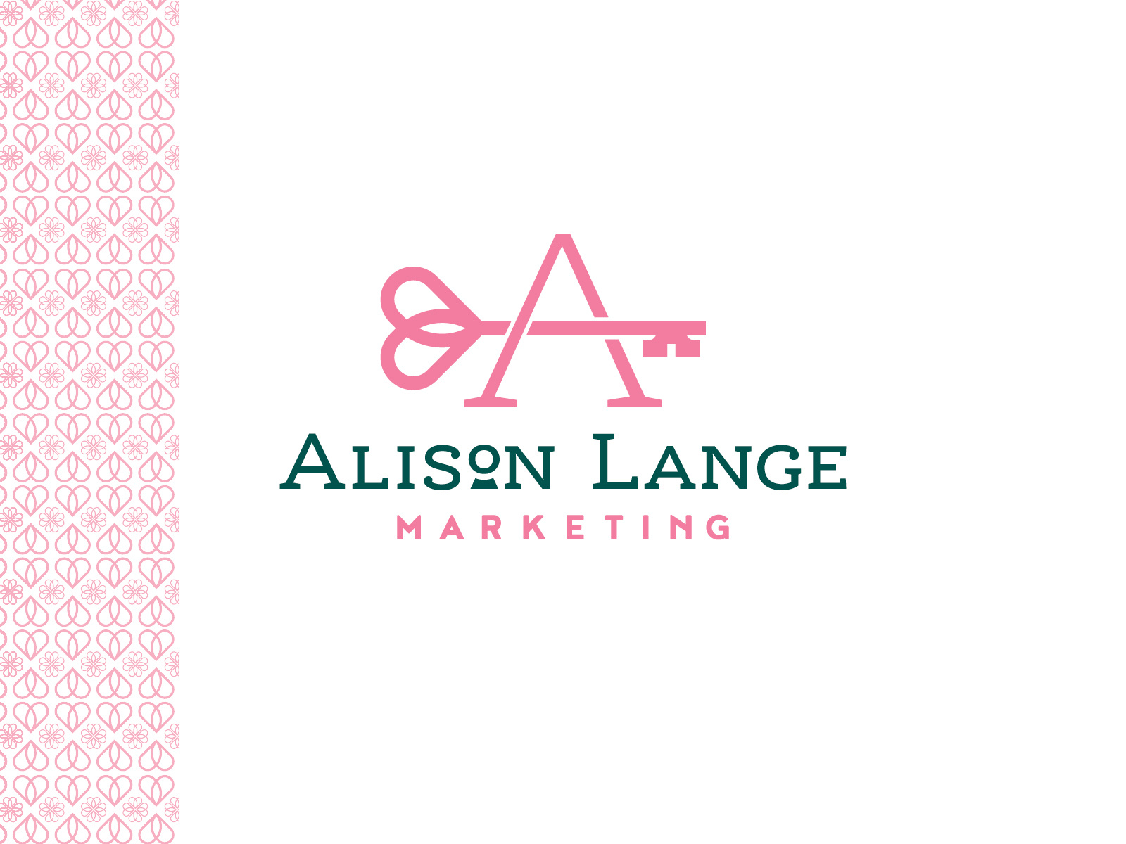 Alison Lange Marketing Approved Logo by Barak Tamayo on Dribbble
