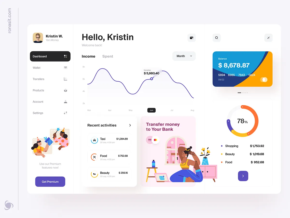Browse thousands of Account Summary UI images for design inspiration ...