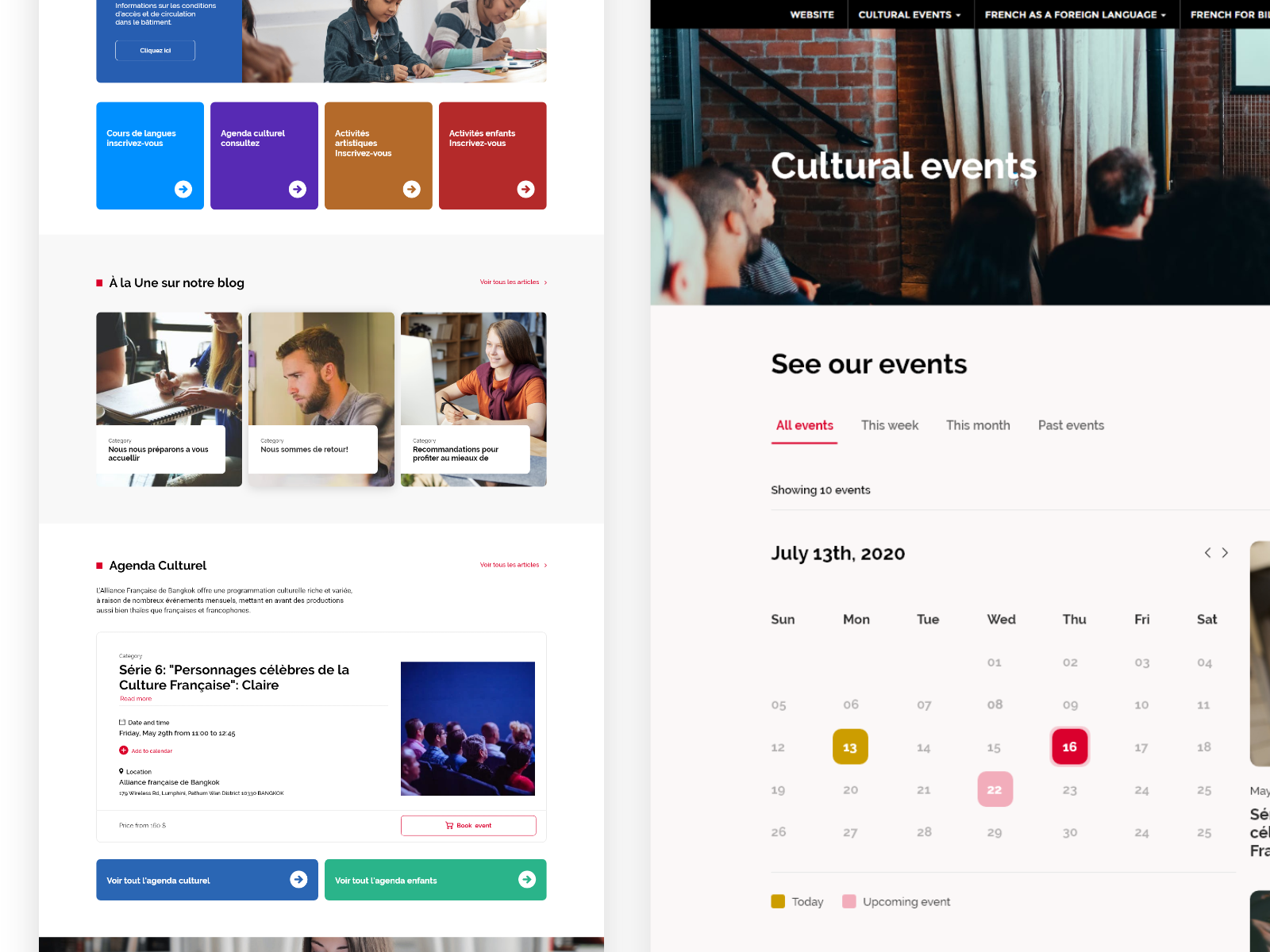 Event's platform for educational centers by Hansel Baez on Dribbble