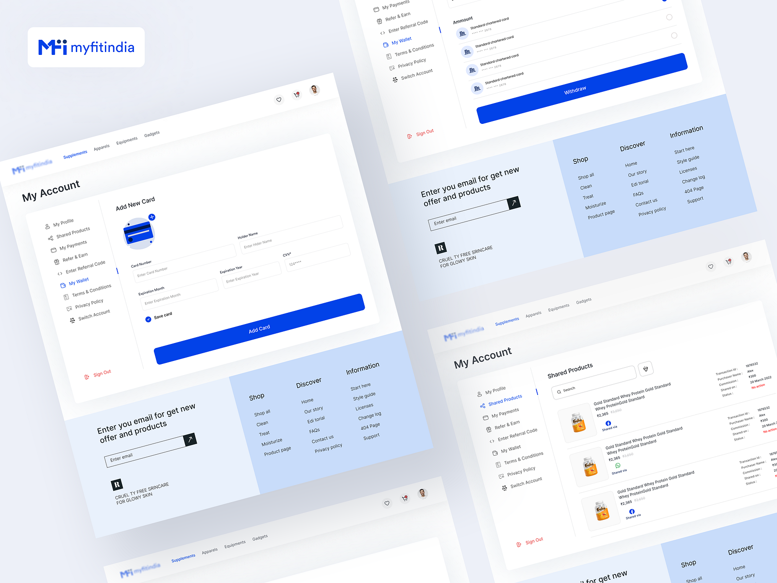 Payment Method Web Design by Rakibull Hassan for Dosage Studio on Dribbble