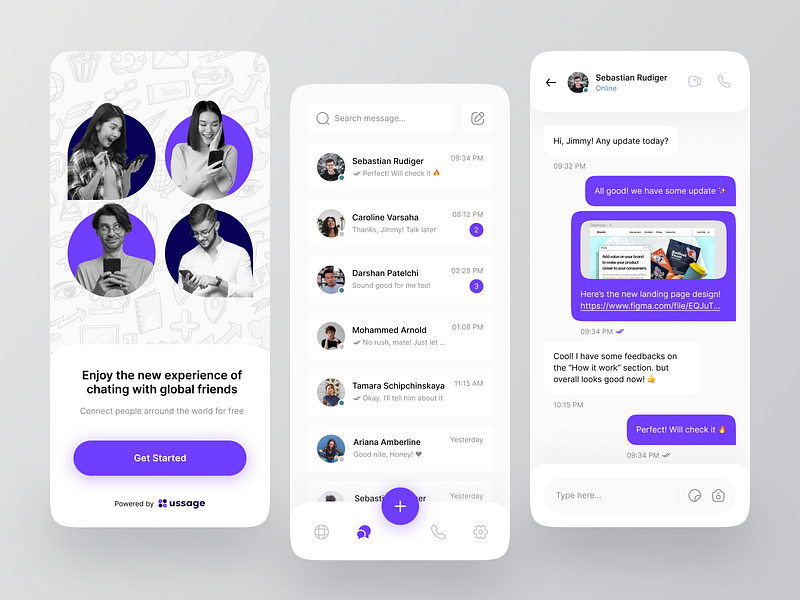 Chat designs, themes, templates and downloadable graphic elements on ...