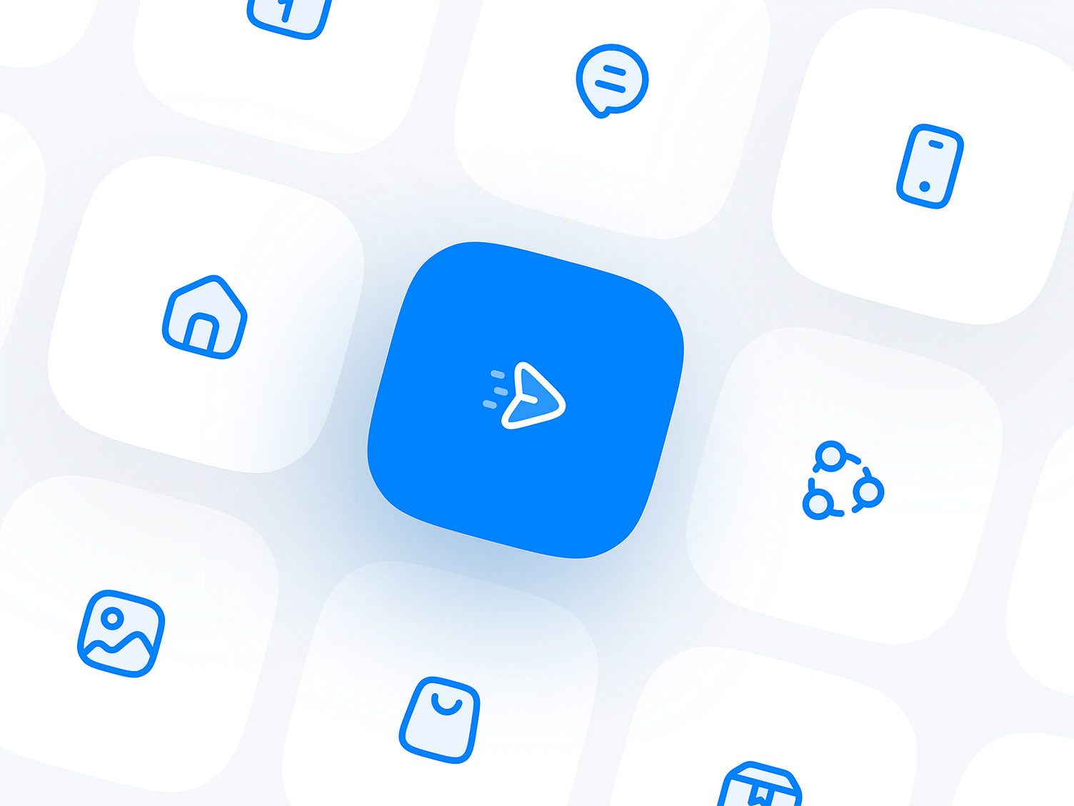 Blue Icon Set by Erşad Başbağ for Redacted on Dribbble
