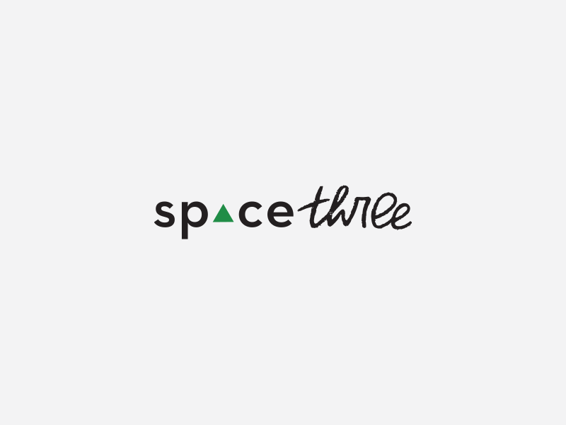 spacethree logo by paperreka on Dribbble