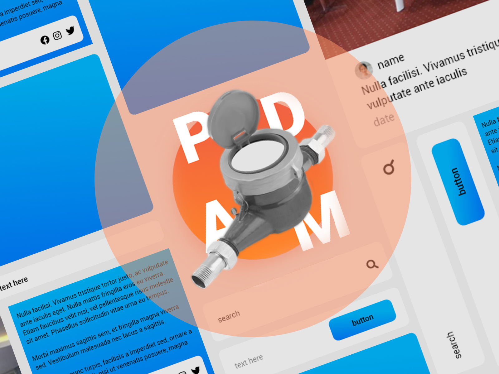 Water Company UI Kit by Redaco System Factory on Dribbble