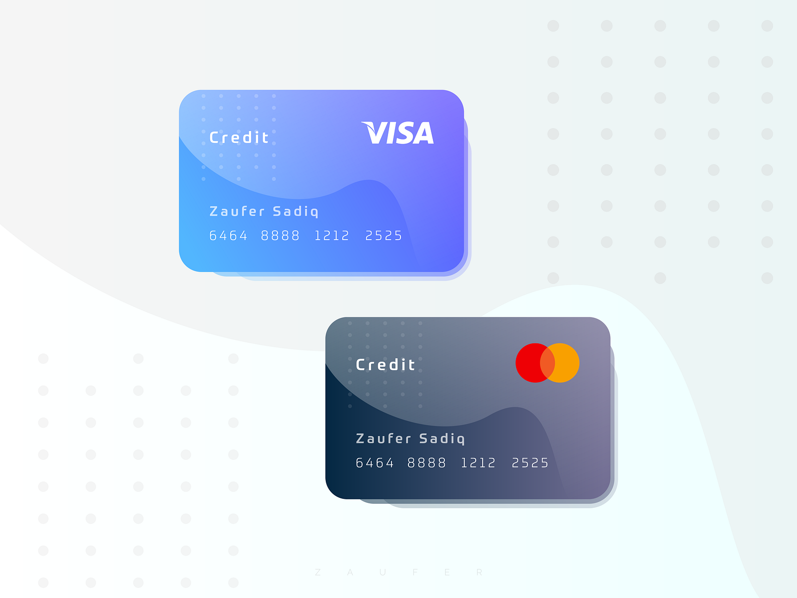 Credit Card UX by Zaufolio on Dribbble