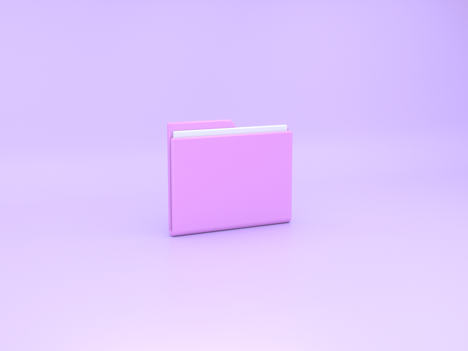 3D Folder Icon by Nick Hart on Dribbble