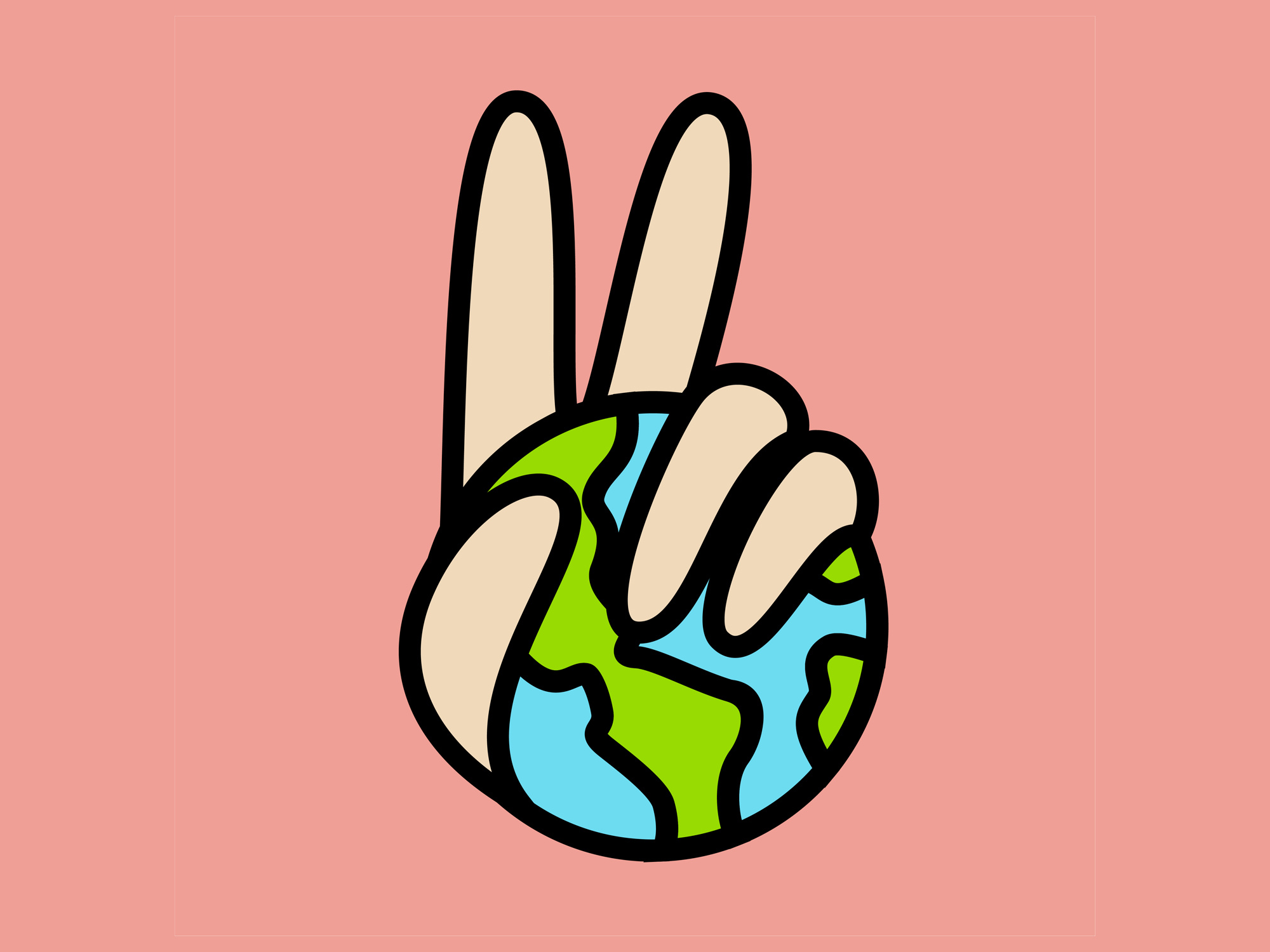 World Peace Sign