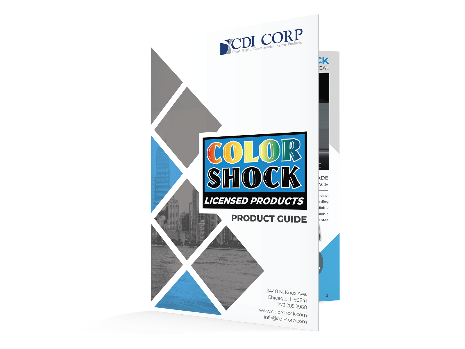 COLOR SHOCK PRODUCT GUIDE by Nina Nemeth on Dribbble