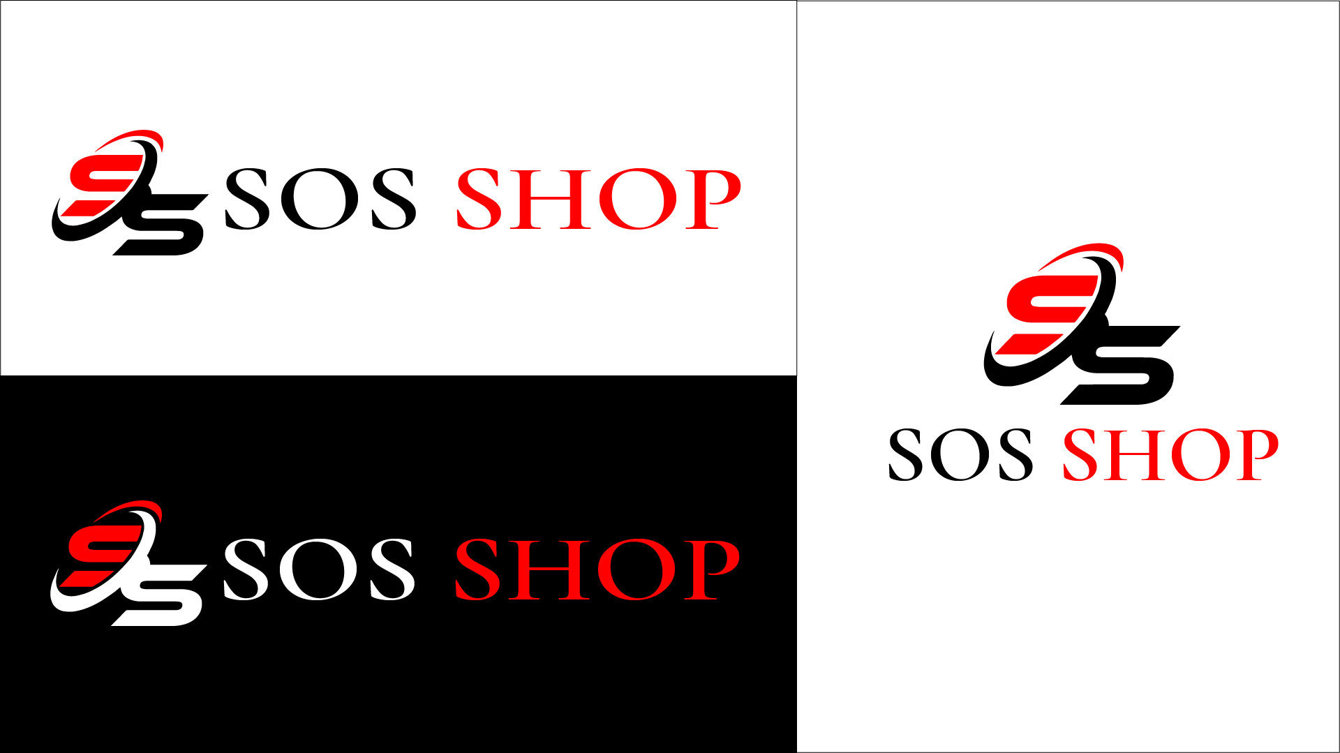 SoS Shop logo by Diponkar Kabiraj on Dribbble