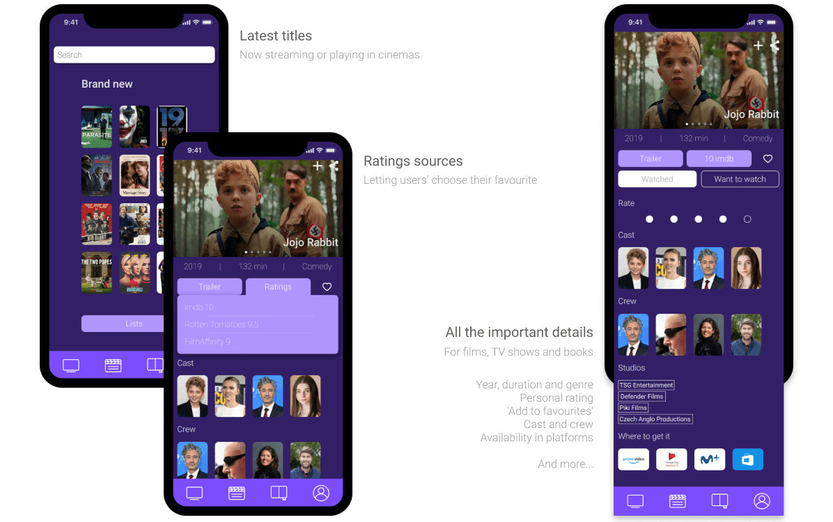 Shelves, media content app - UX / UI Design by Borja Castropol on Dribbble