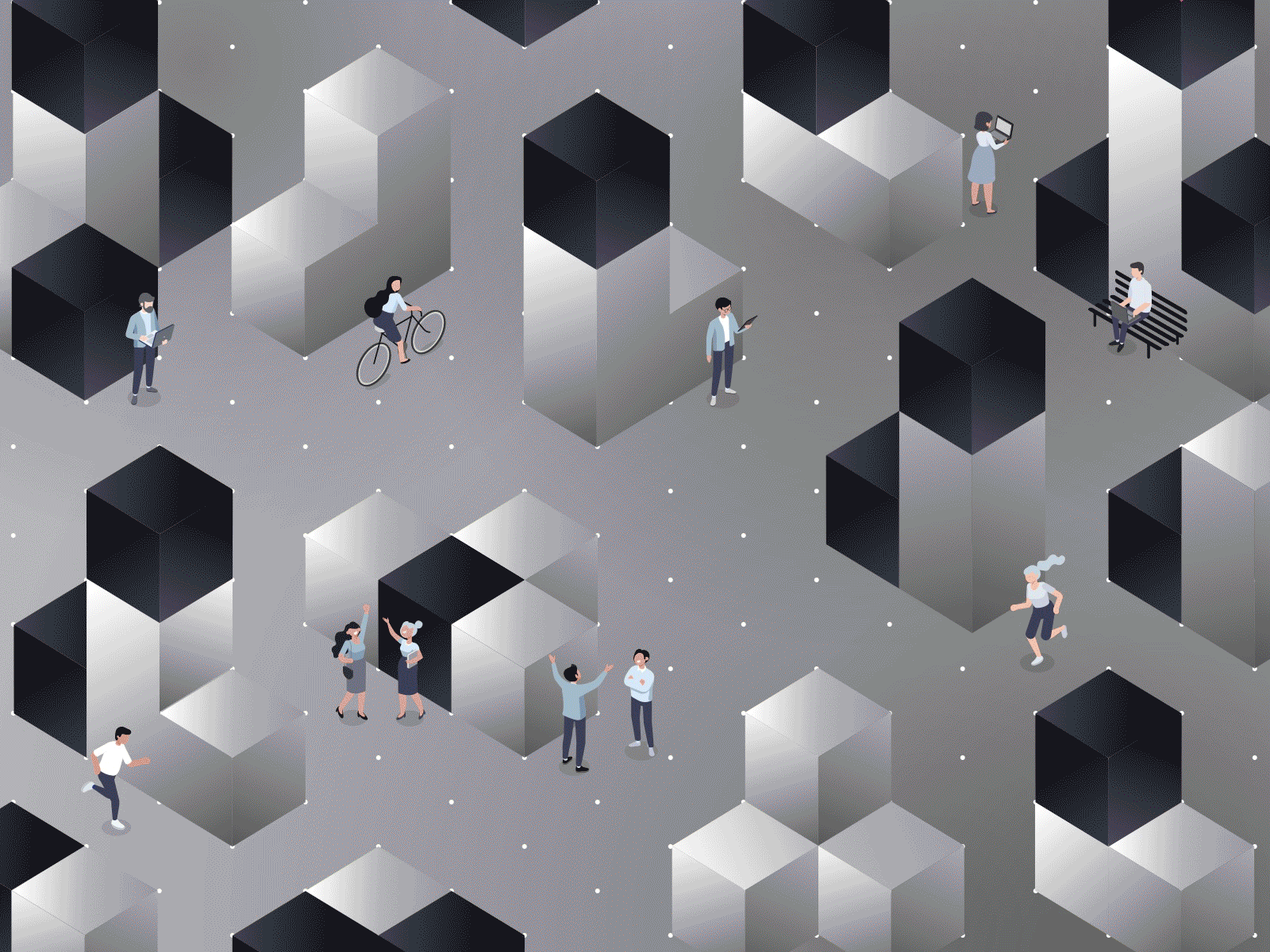 Isometric Community by Jackson Walker on Dribbble