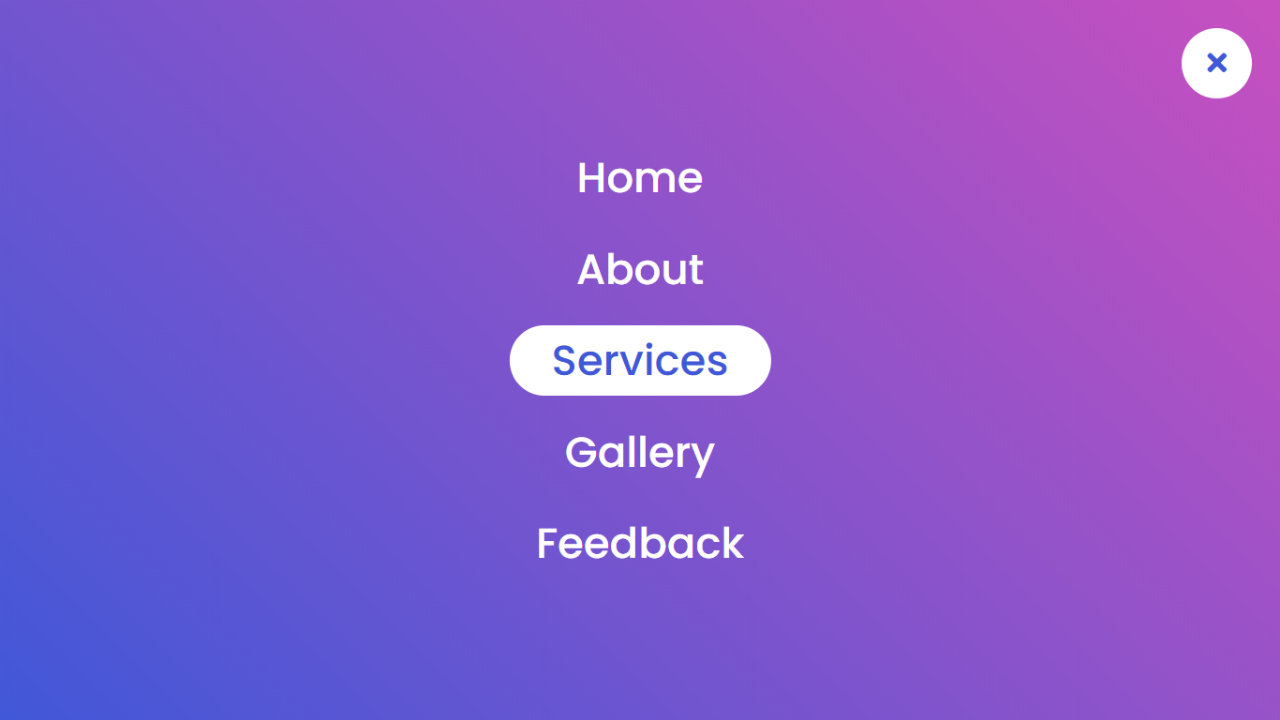 Fullscreen Overlay Navigation Menu Bar using only HTML & CSS by CodingNepal on Dribbble
