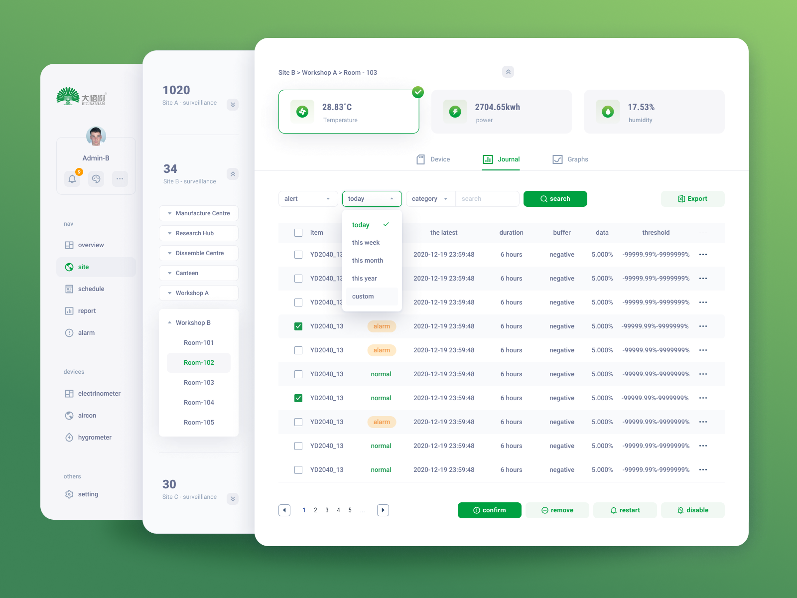 CMMS Design for a loT Platform by JIE LIU on Dribbble