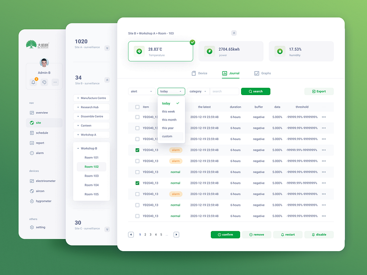 CMMS Design for a loT Platform by JIE LIU on Dribbble