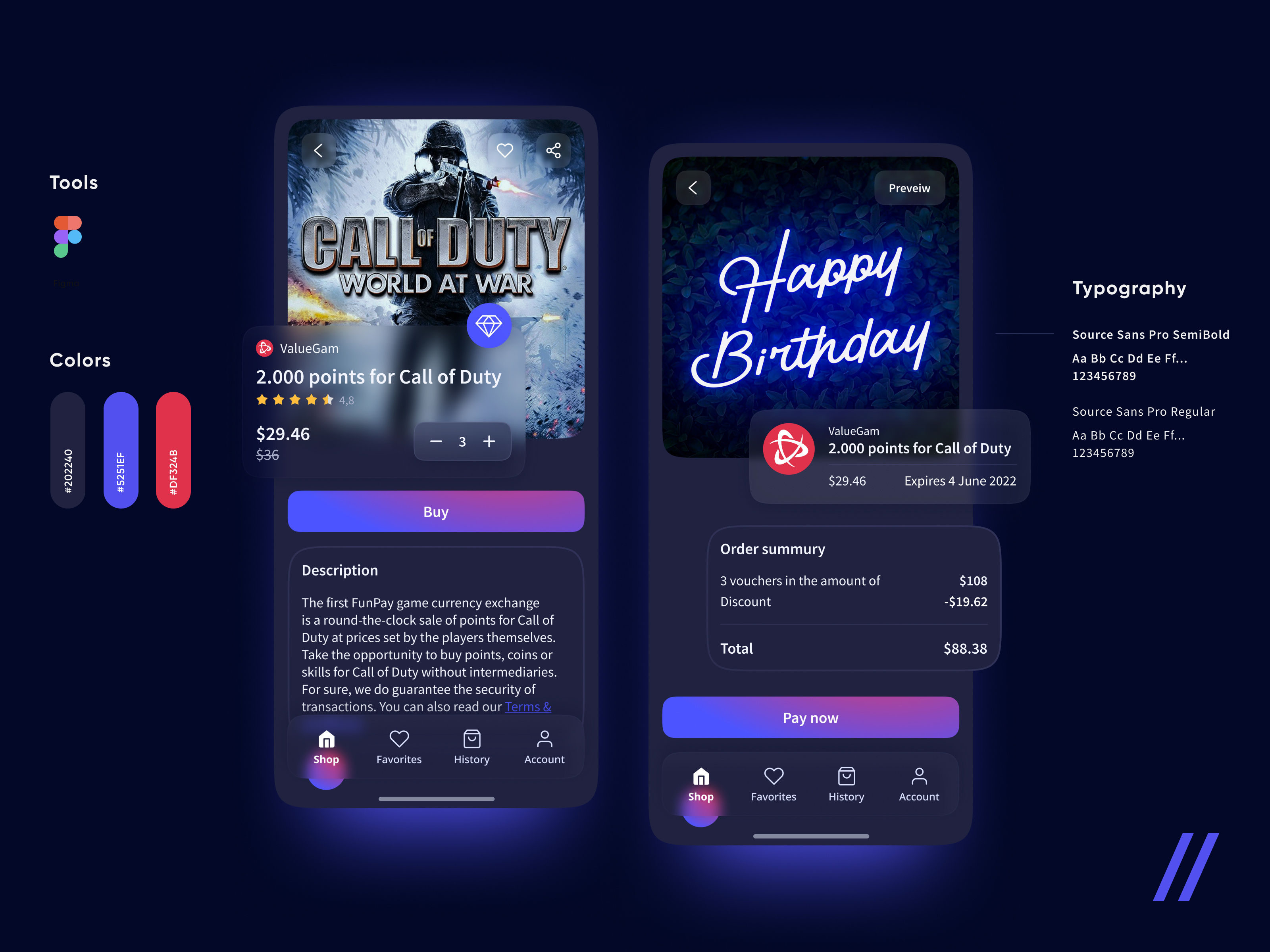 Voucher App by Daria Kravets for Purrweb UI/UX Agency on Dribbble