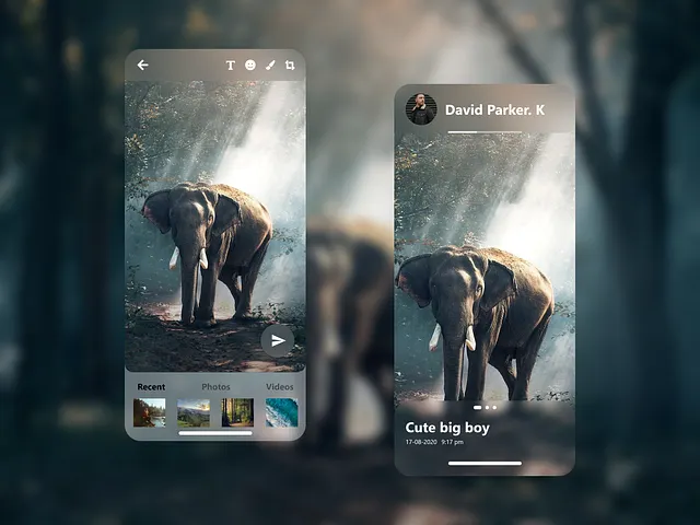Status UI designs, themes, templates and downloadable graphic elements ...