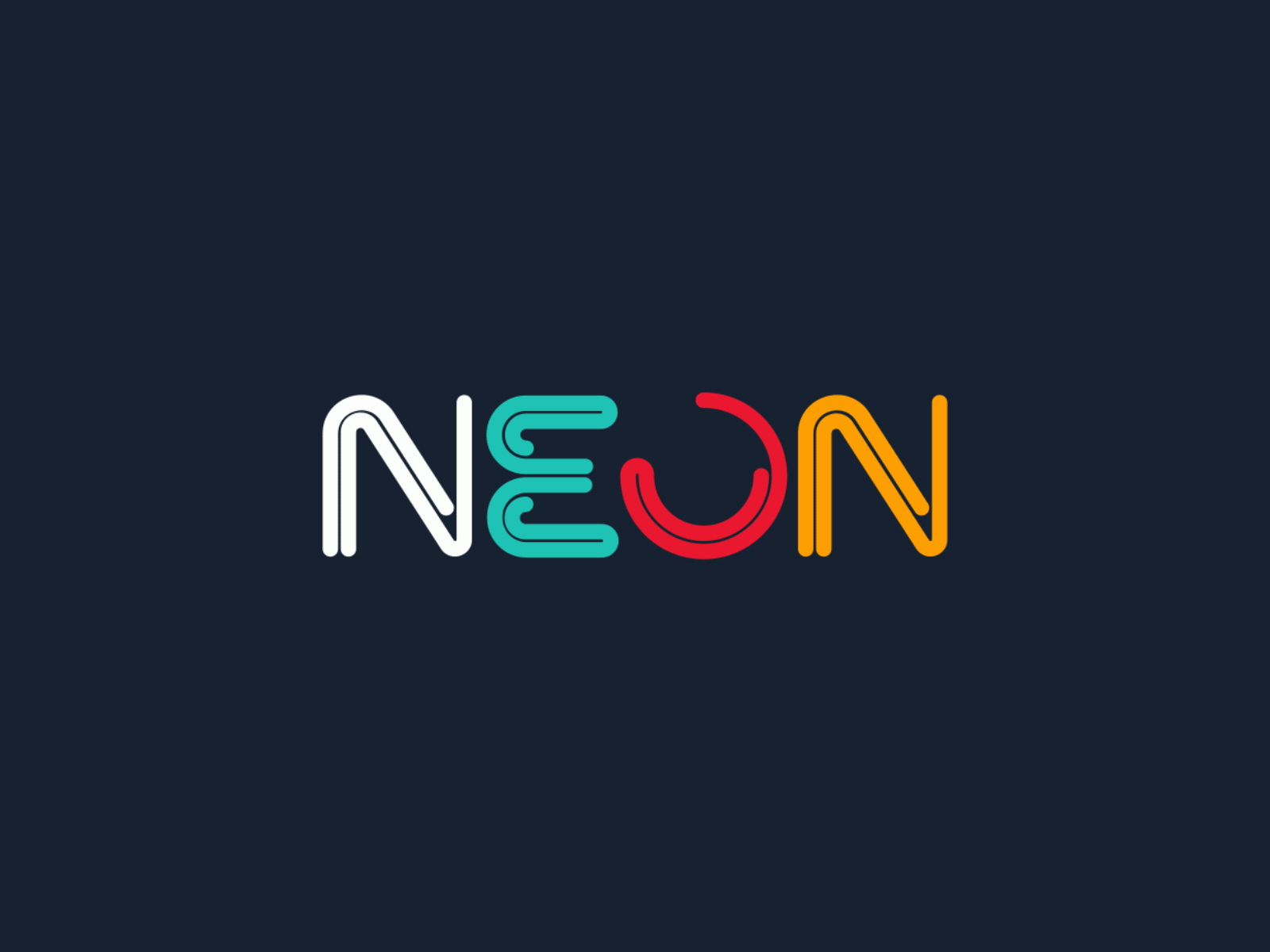 Neon Color Logo Design