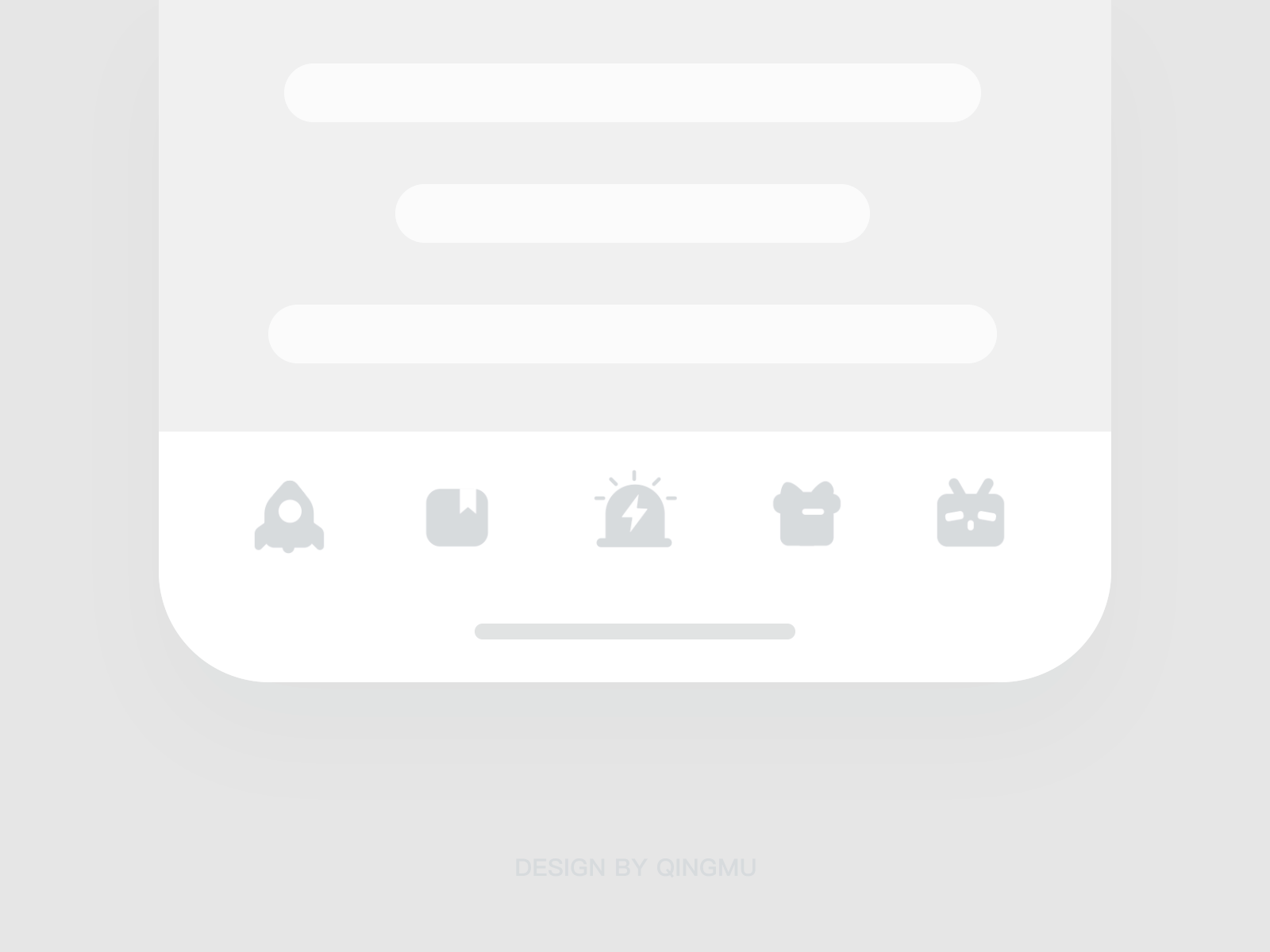 Animations in Tab Bar concepts by Heather on Dribbble