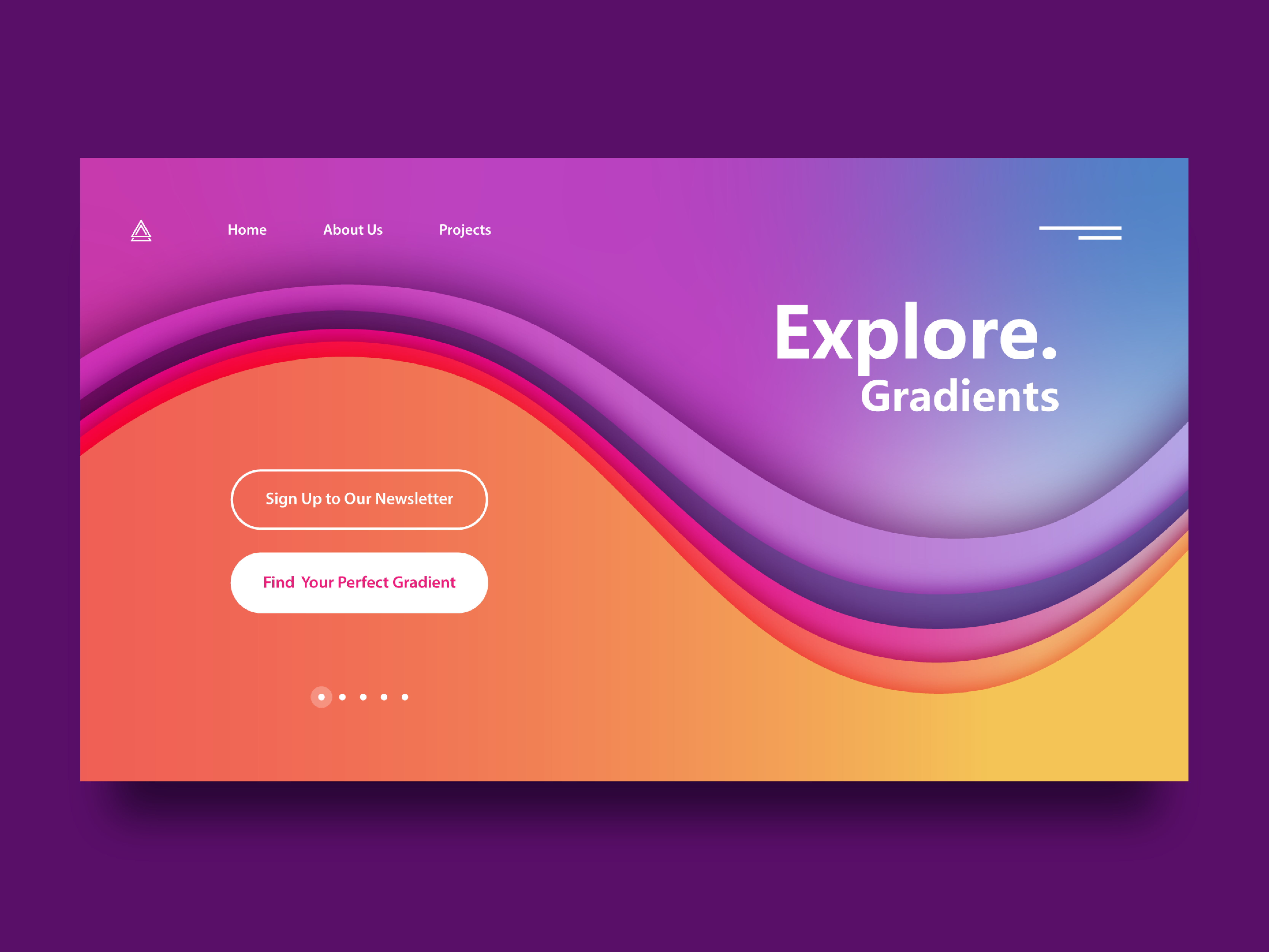 Gradients UI #3 by Kacy Yang on Dribbble