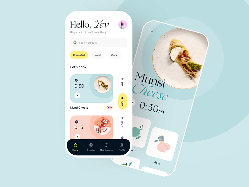 Browse thousands of Cooking App images for design inspiration | Dribbble