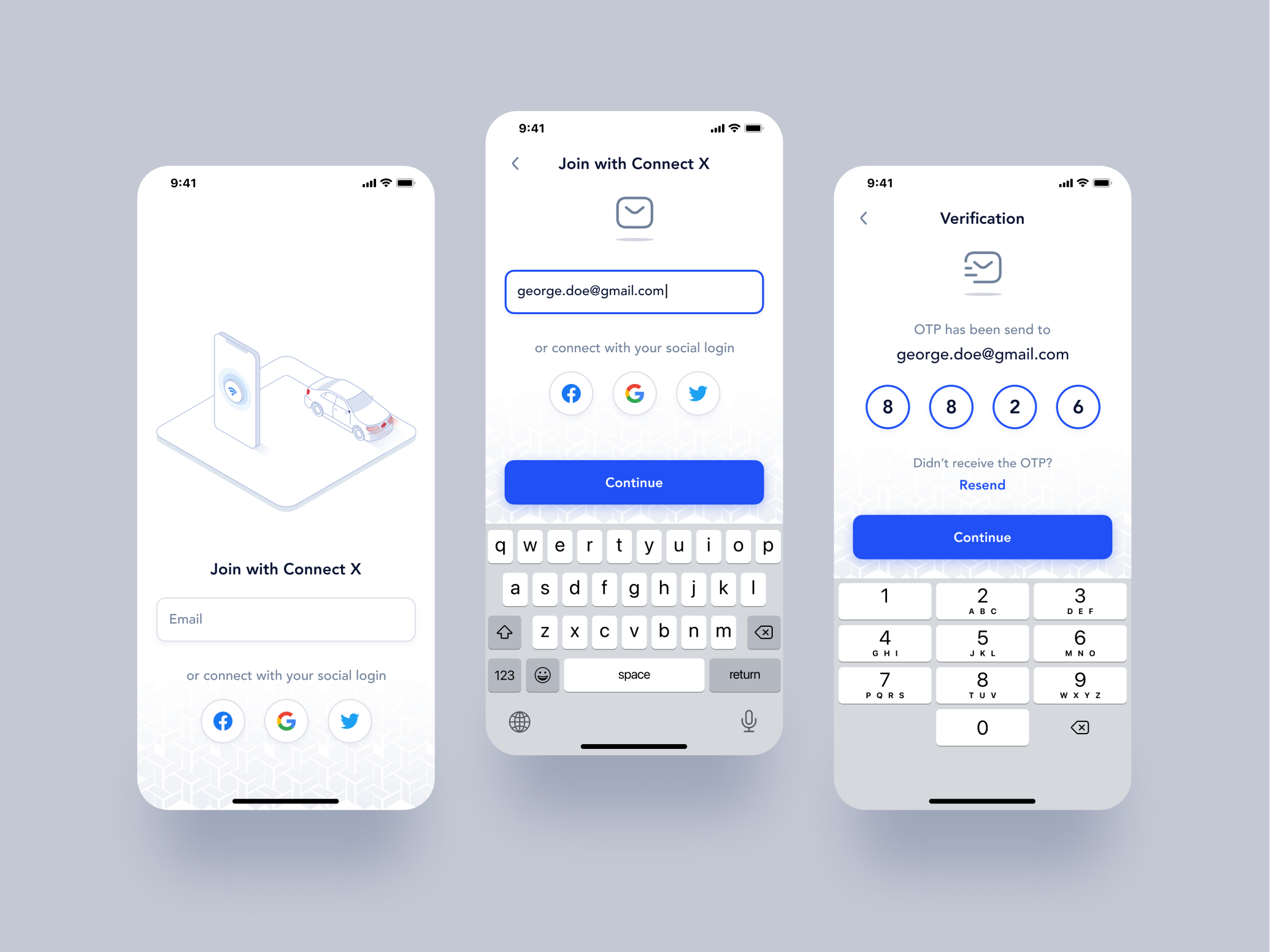 CONNECT X - Mobile app case study by Anu Raveendran on Dribbble