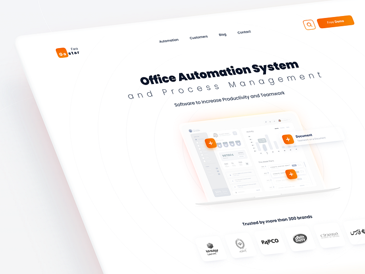 Office Automation System - Website Design by Ali Sarlak for Desion ...