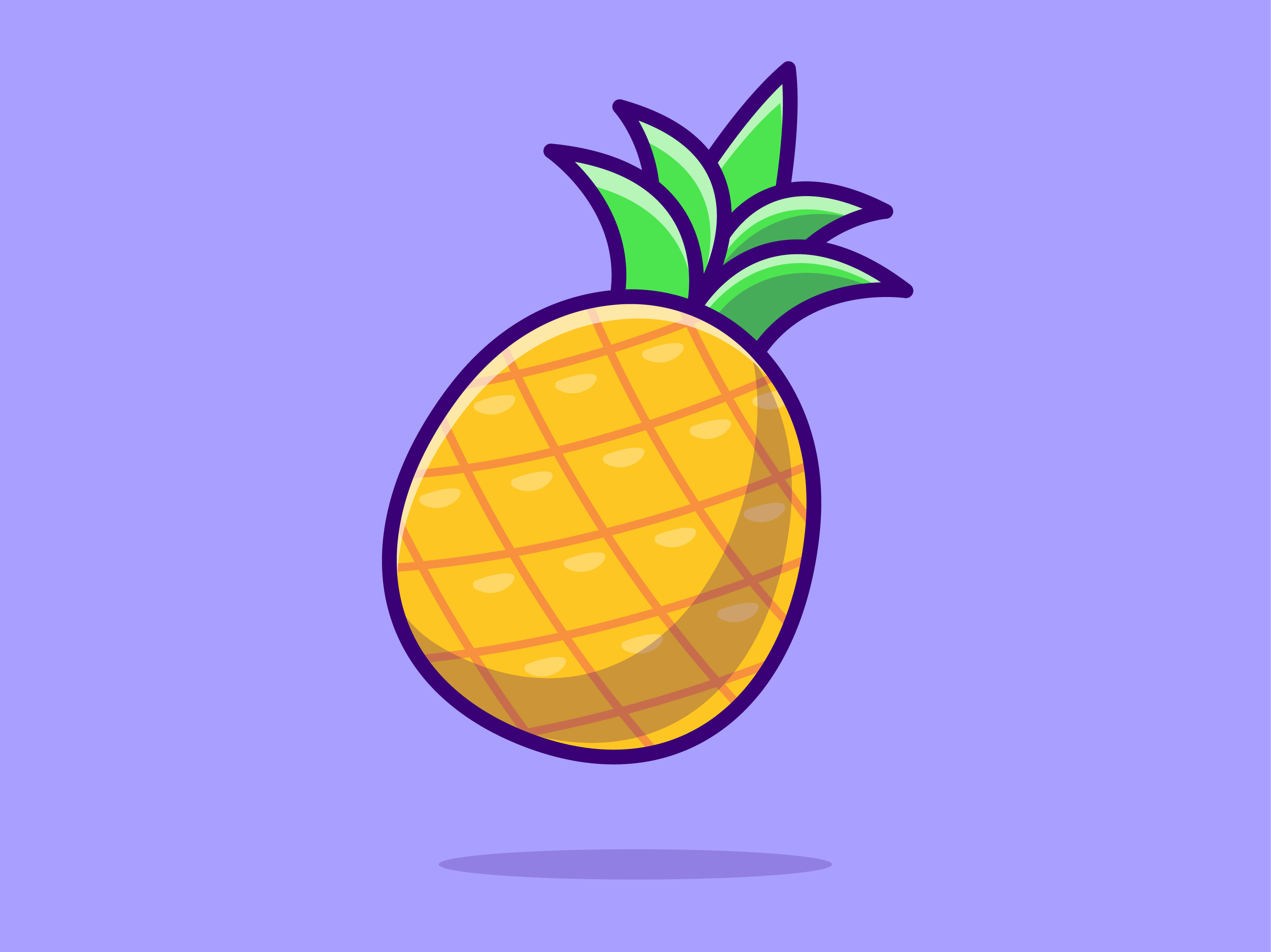 Fruit icons part 2🍇🍒🥑🍉 by catalyst on Dribbble